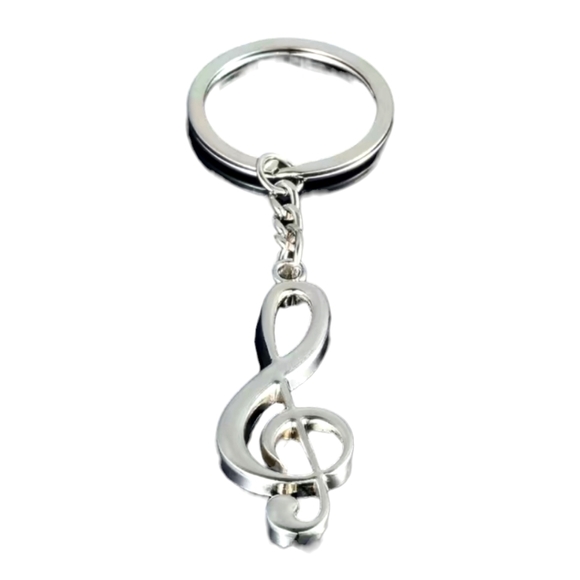 Accessories | New Stainless Steel Trebel Clef Music Note Key Chain ...